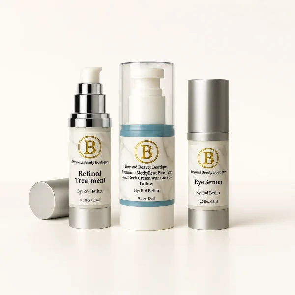 Anti-Aging Pro Set (Retinol + Neck Cream + Eye Serum) - Spa Beyond ...